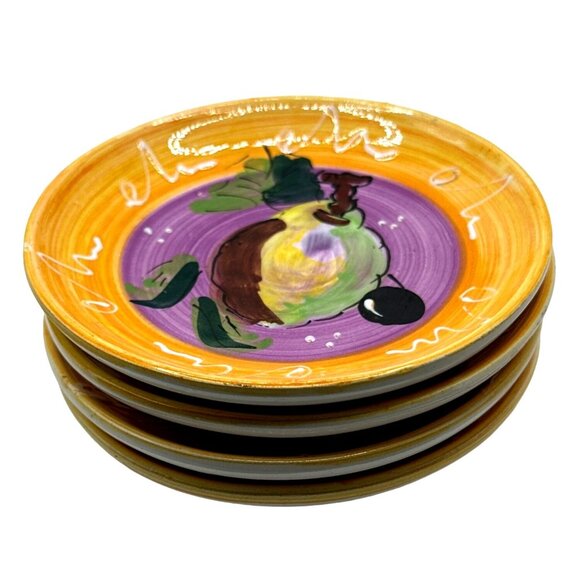 Unbranded | Dining | Whimsical Italian Rustic Olive Plates Farmhouse ...